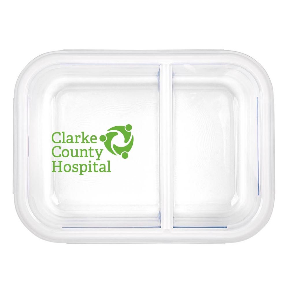 Glass Bento Box-35.5 Oz - Personalization Available | Positive Promotions