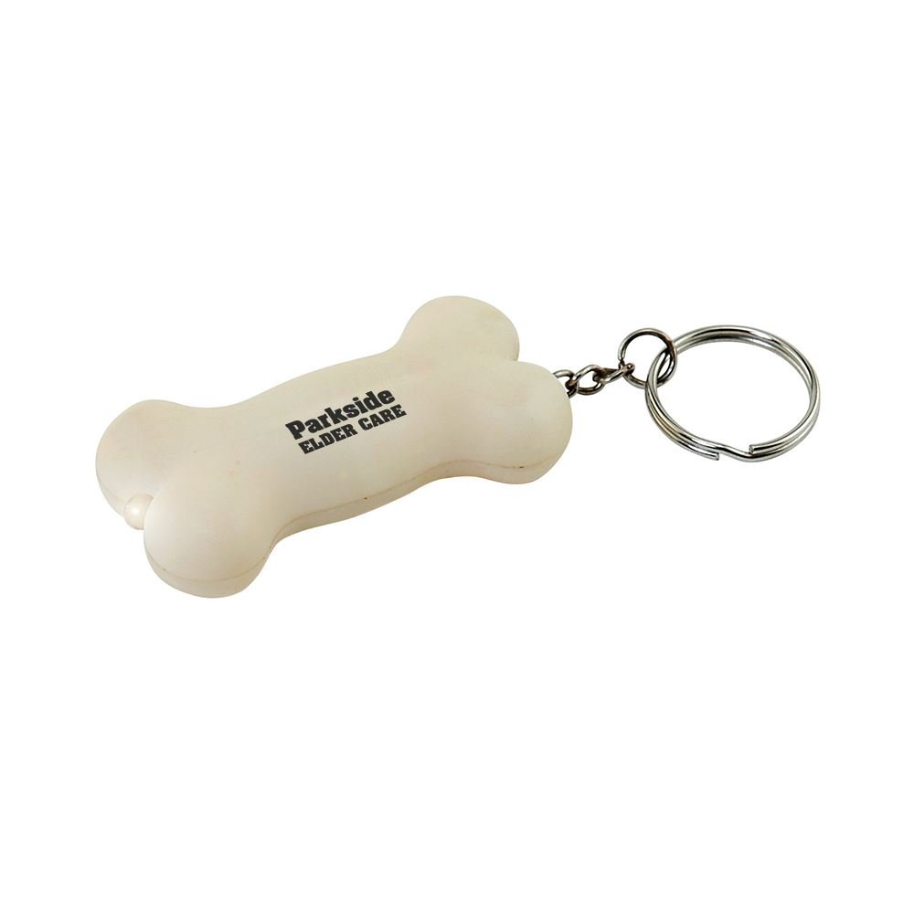 Light Up Dog Bone Key tag - Personalization Available | Positive Promotions