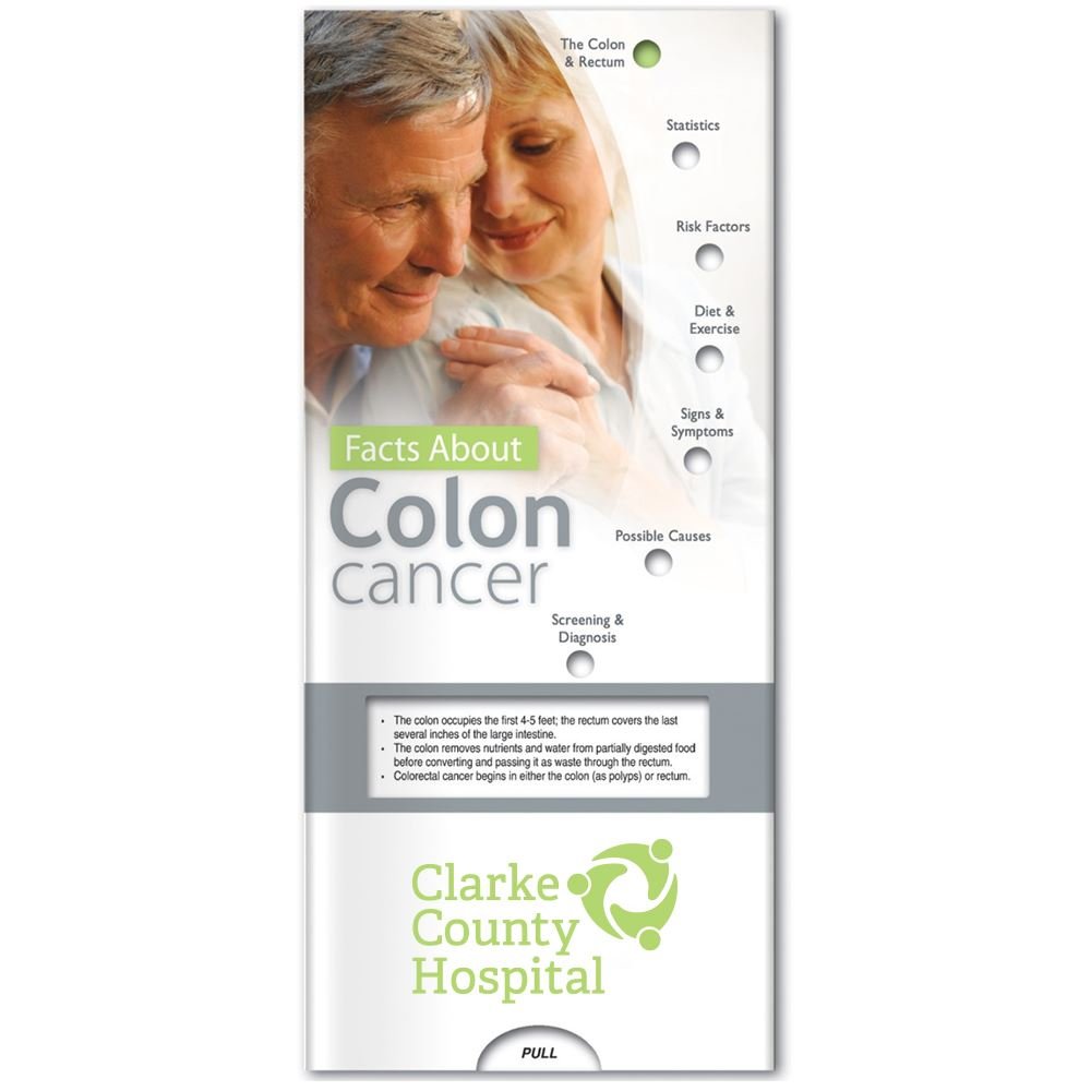 Colon Cancer Slide Chart - Personalization Available | Positive Promotions