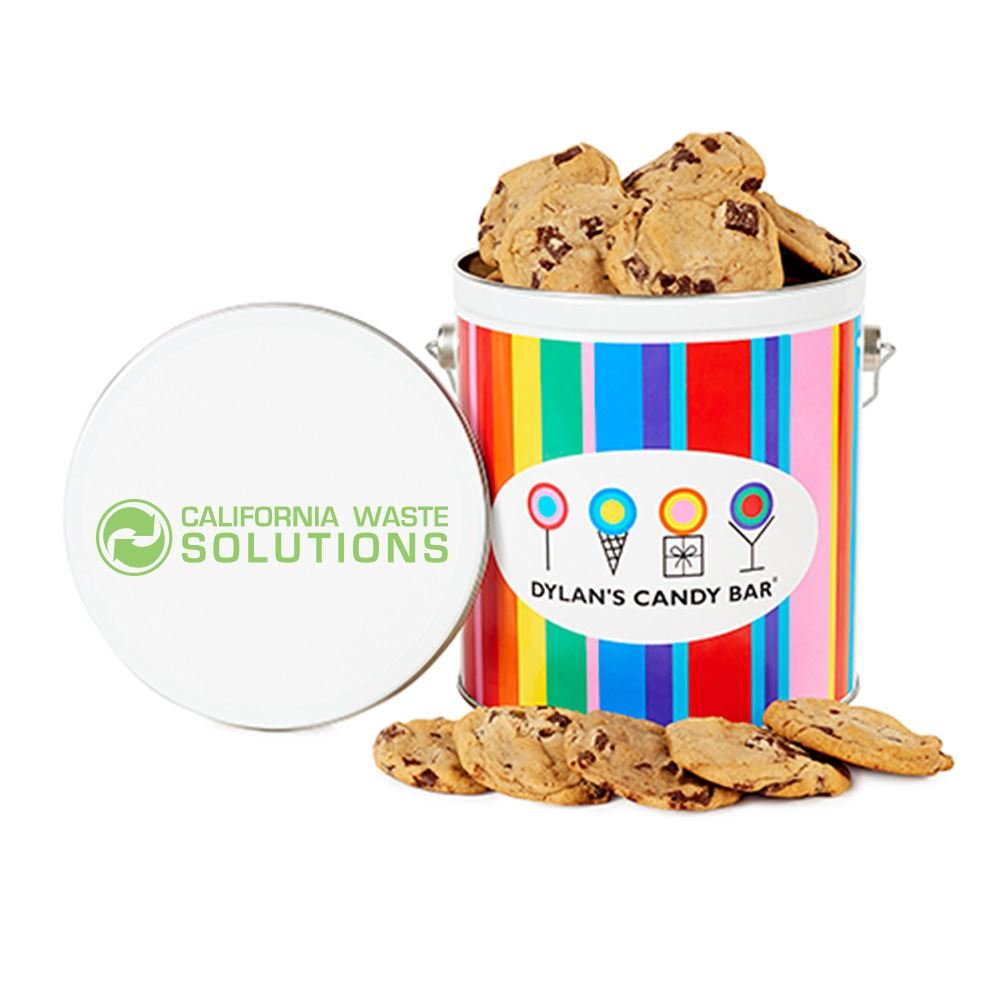 Dylan's Candy Bar Cookie Tin 1 Gallon - Gourmet Chocolate Chip Cookies ...