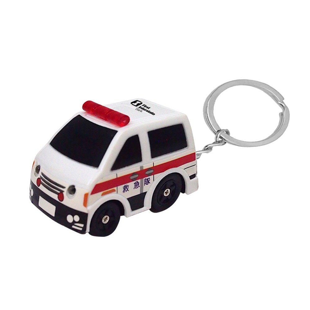 Ambulance LED Keychain - Personalization Available | Positive Promotions