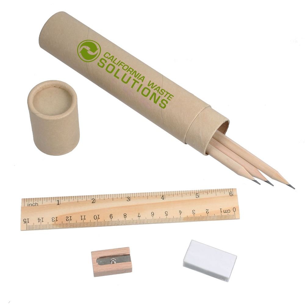 Kraft Paper 7 Piece Eco Friendly Stationery Set - Personalization ...