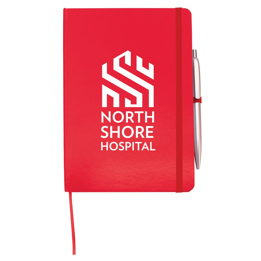 Premium Soft Touch Notebook & Pen Set - Personalization Available ...