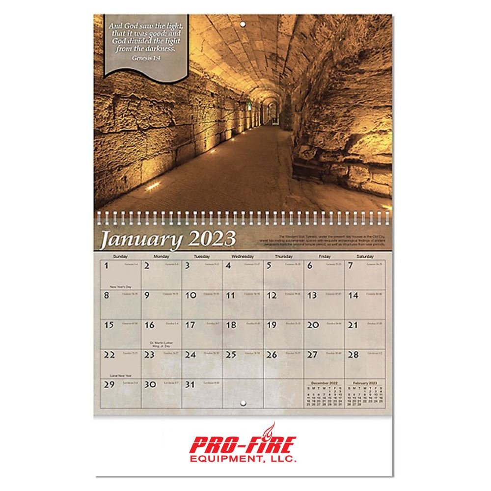 Christian Reflections Spiral Wall Calendar - Personalization Available ...