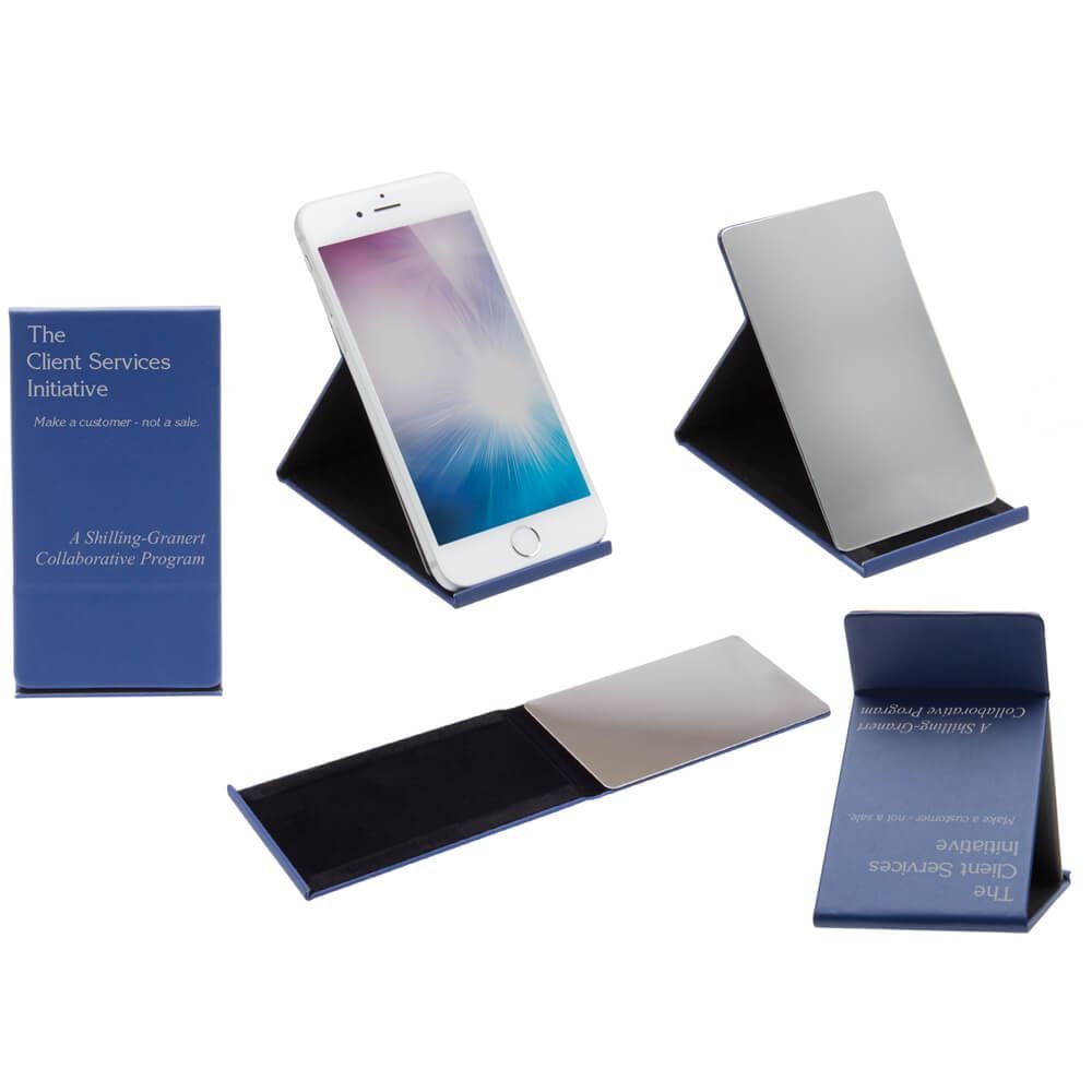 Deluxe Phone Stand With Mirror - Personalization Available | Positive ...