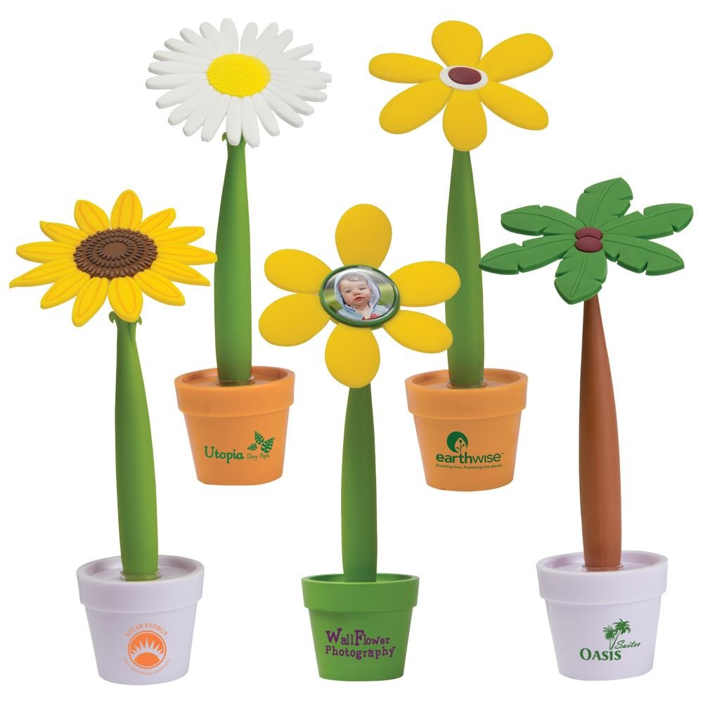 Recycled Flower Pen & Mini Pot - Personalization Available | Positive ...