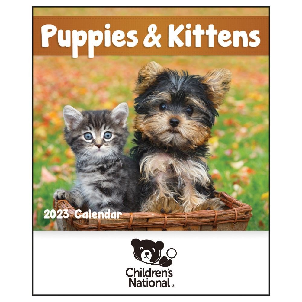Puppies & Kittens Mini Appointment Calendar - Personalization Available ...
