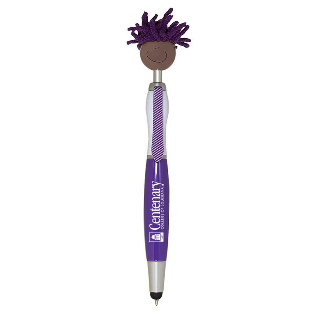 Multicultural MopTopper™ Screen Cleaner With Stylus Pen (Brown Skin ...