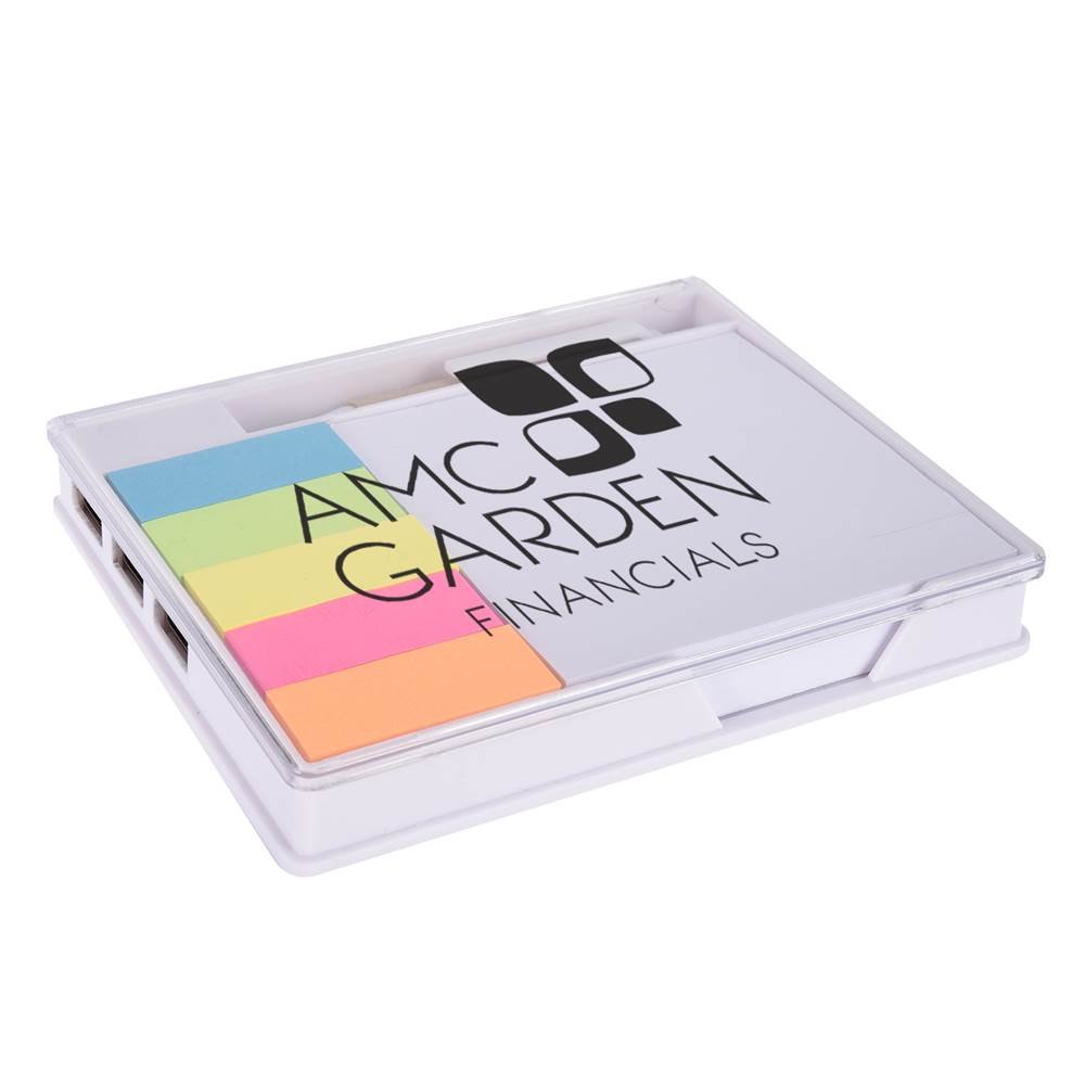 3-Port USB Hub Desk Caddy - Personalization Available | Positive Promotions