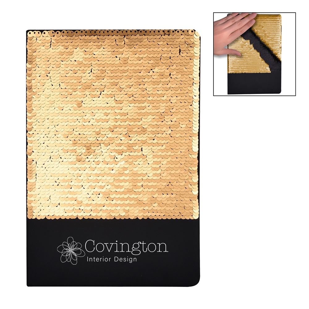 Flip Sequin Notebook | Positive Promotions