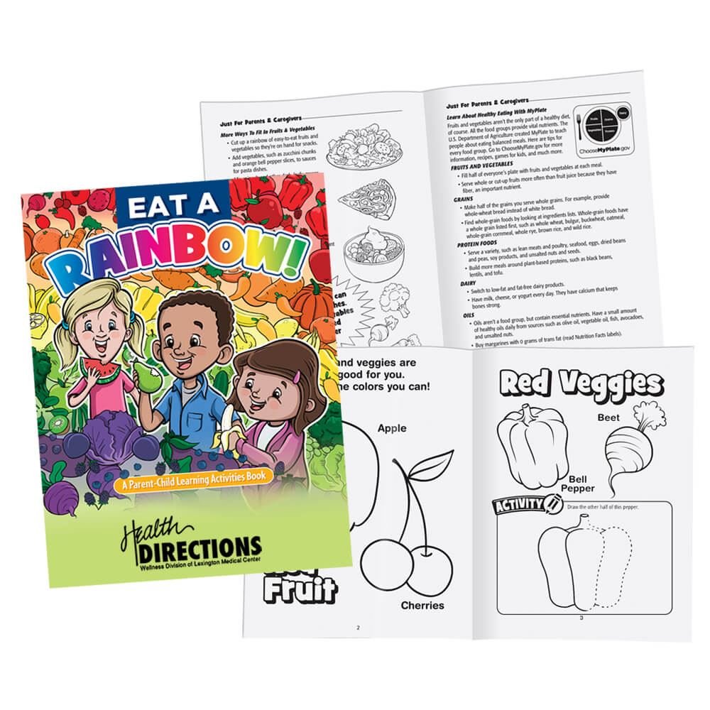 Eat A Rainbow! Parent-Child Learning Activities Book - Personalization ...