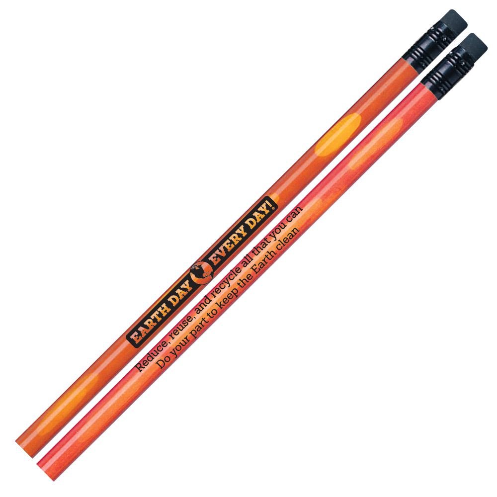 Earth Day Heat-Sensitive Pencils - Pack of 30 | Positive Promotions