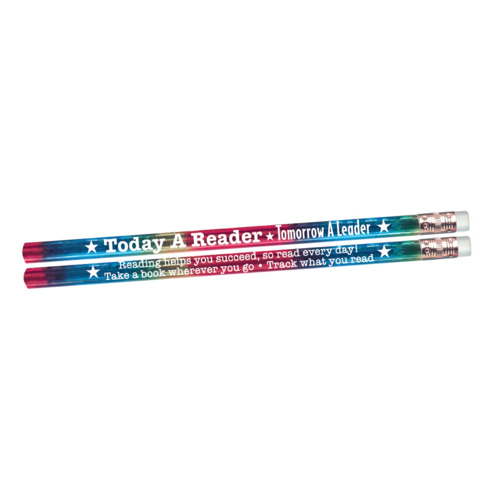 Today A Reader, Tomorrow A Leader Sparkle-Foil Pencil - Pack of 25 ...