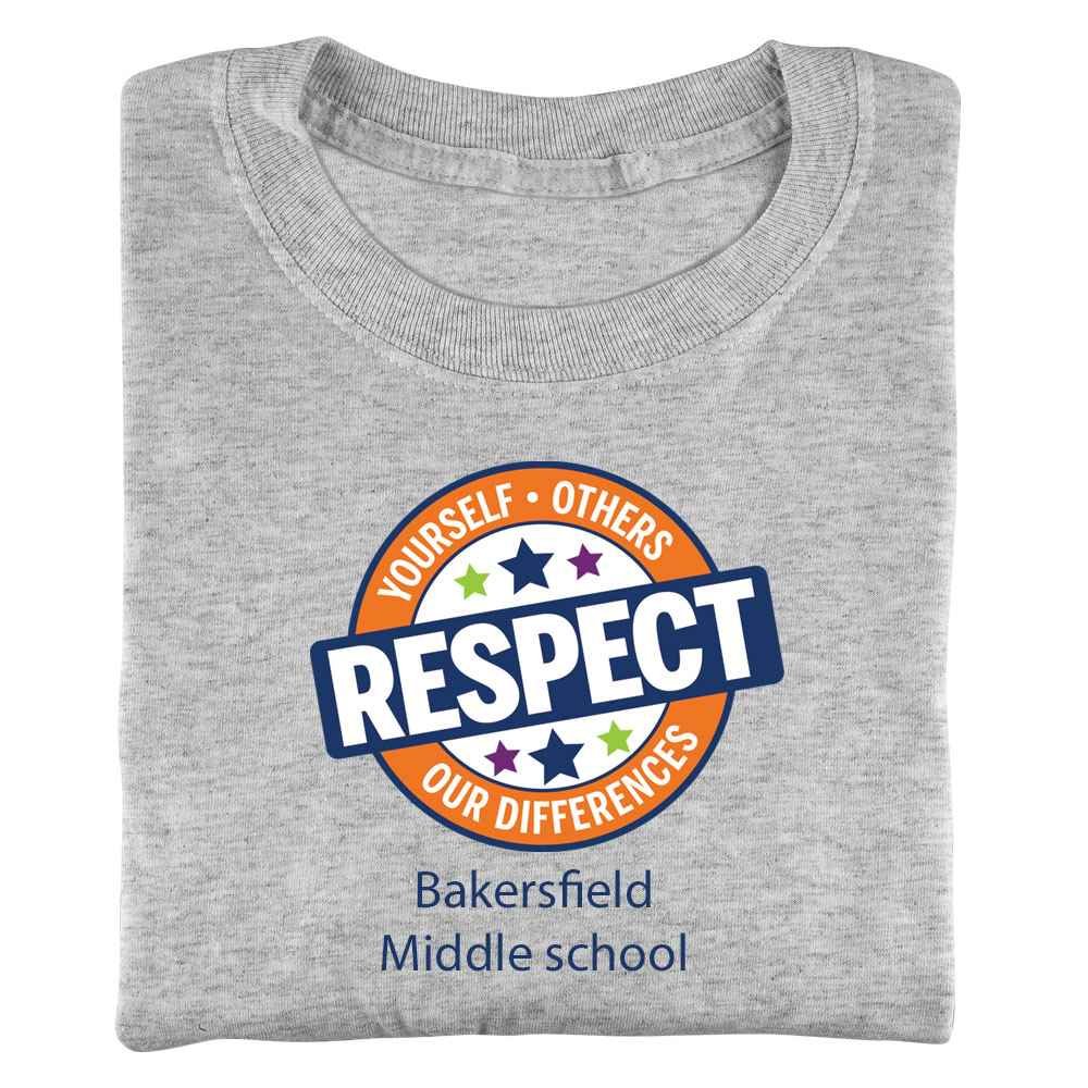 Respect Yourself, Others, Our Differences Adult Positive T-Shirt ...