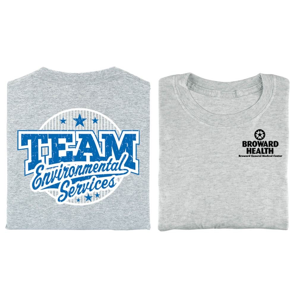Team Environmental Services Positive 2-Sided T-Shirt - Personalization ...