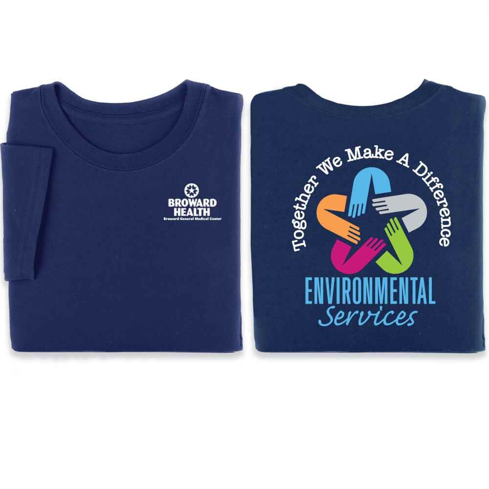 Environmental Services: Together We Make A Difference 2-Sided Short ...
