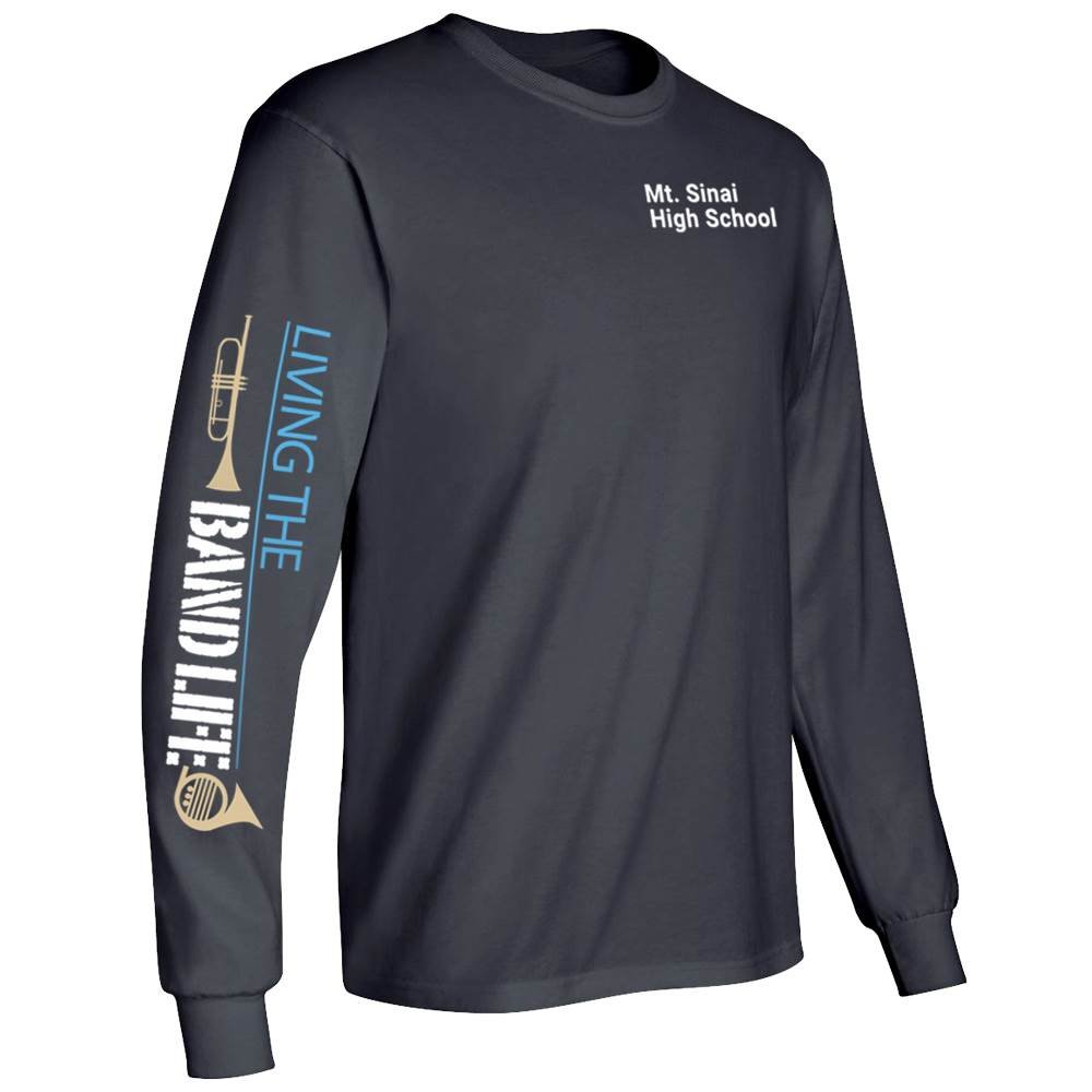 Living The Band Life Long-Sleeve Recognition T-Shirt - Personalization ...