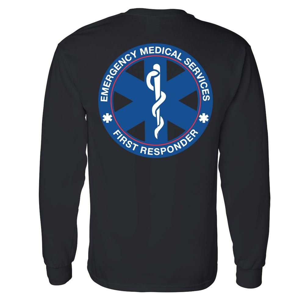 Emergency Medical Services Two-Sided Long Sleeve T-Shirt ...