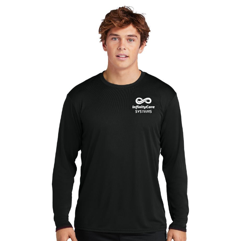 Port & Company® Unisex Long-Sleeved Performance Tee - Silkscreened ...