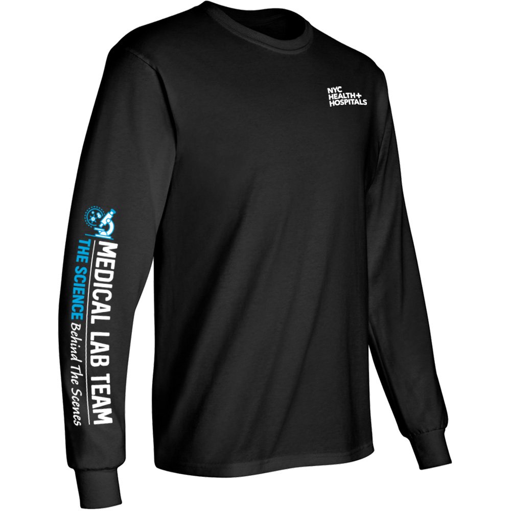 Medical Lab Team: The Science Behind The Scenes Unisex Long-Sleeve 2 ...