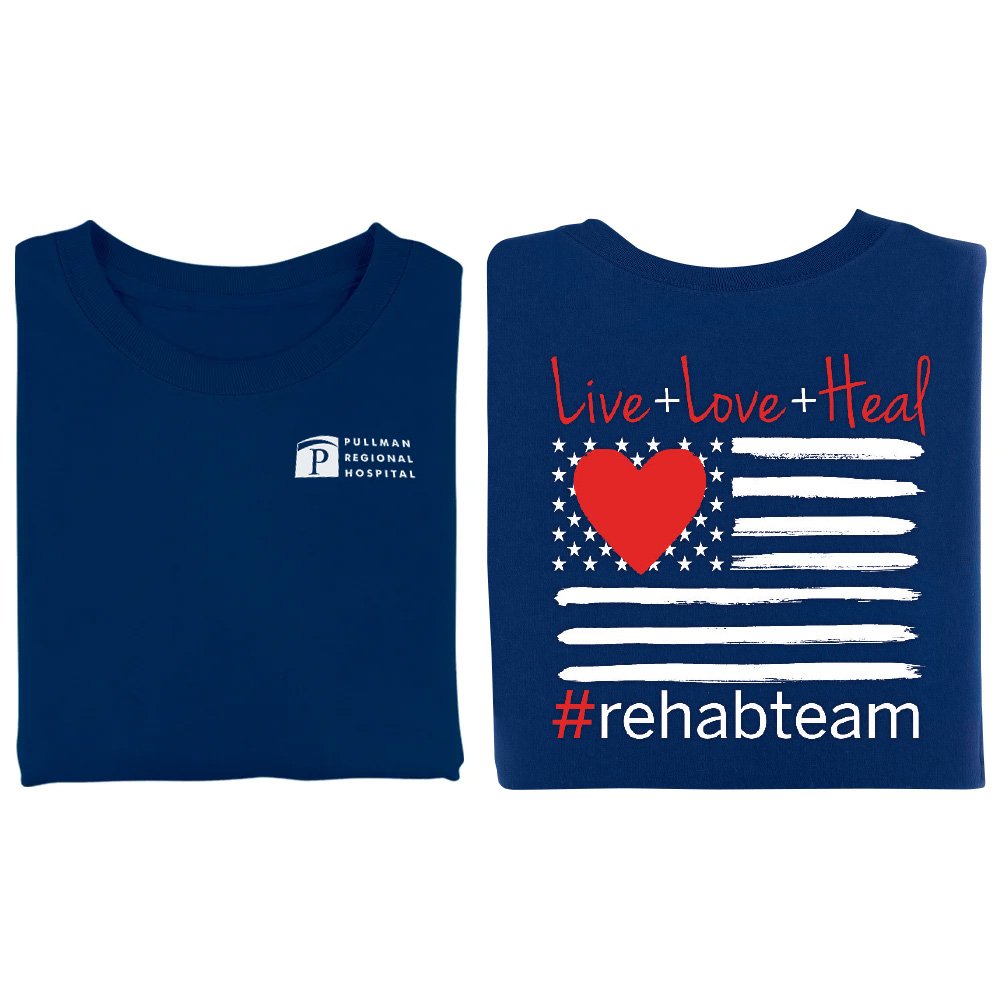 #rehabteam: Live+Love+Heal Unisex Two-Sided Short-Sleeved T-Shirt ...