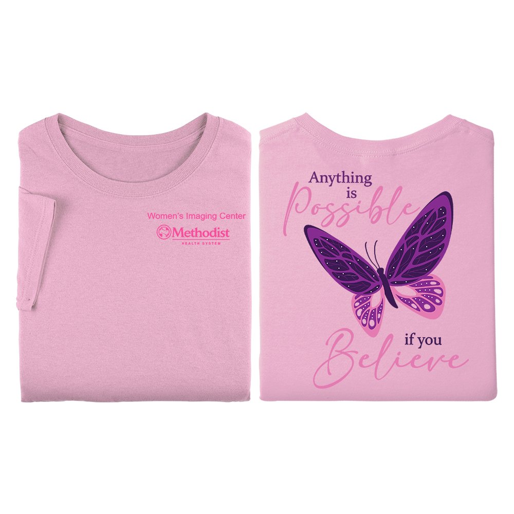 Anything Is Possible if You Believe Unisex 2-Sided T-Shirt ...