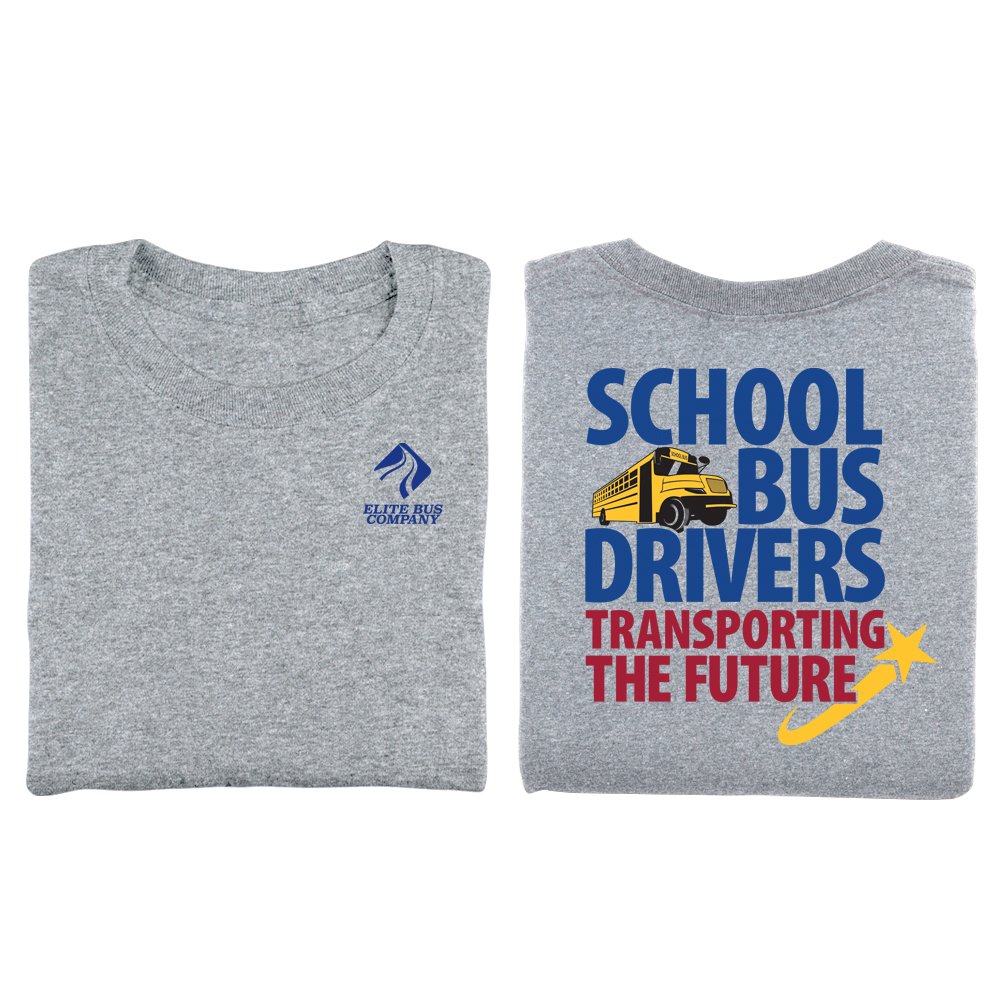 School Bus Drivers: Transporting the Future Positive Unisex 2-Sided ...