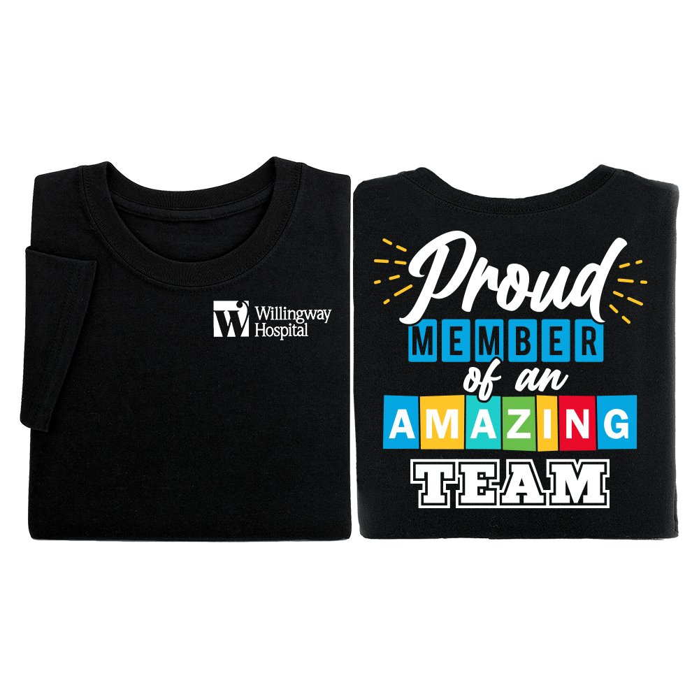 Proud Member of an Amazing Team Unisex 2-Sided Short-Sleeved T-Shirt ...