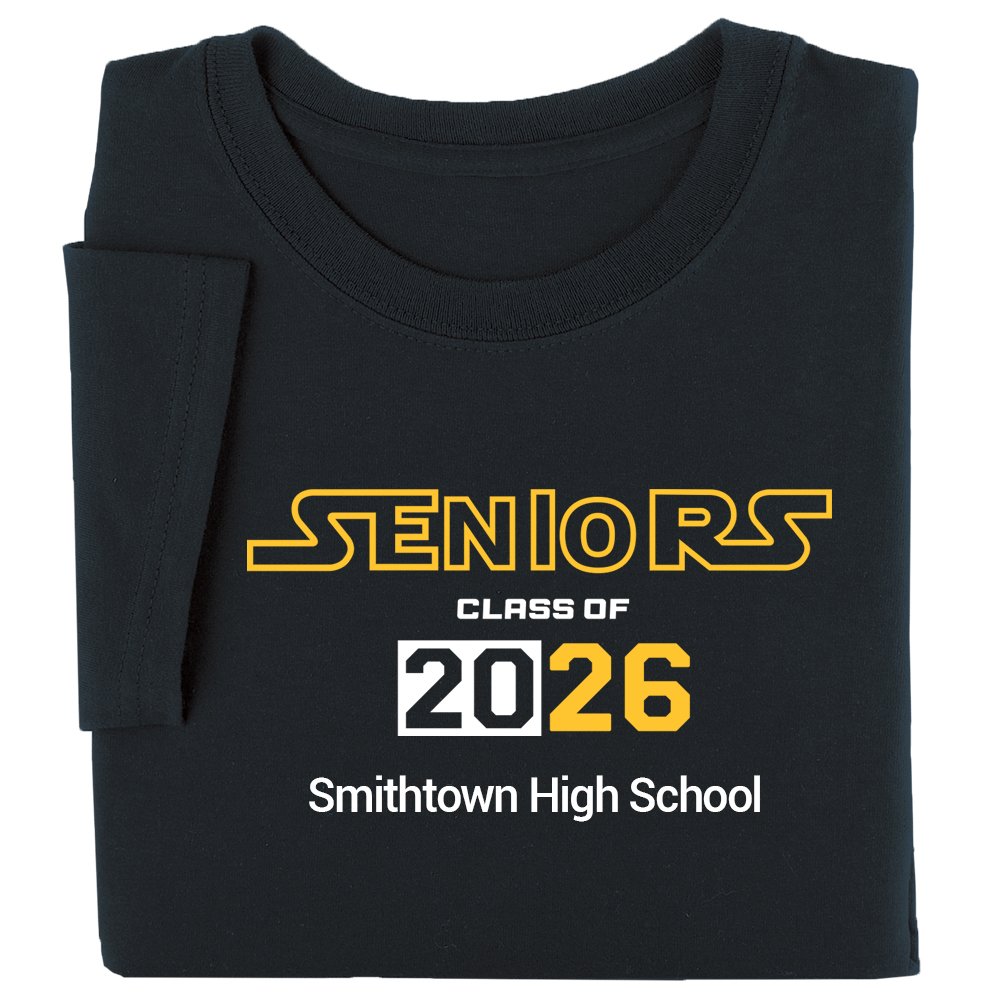 Seniors Class of 2026 Gildan® Unisex Heavy Cotton T-Shirt: Best-Selling ...