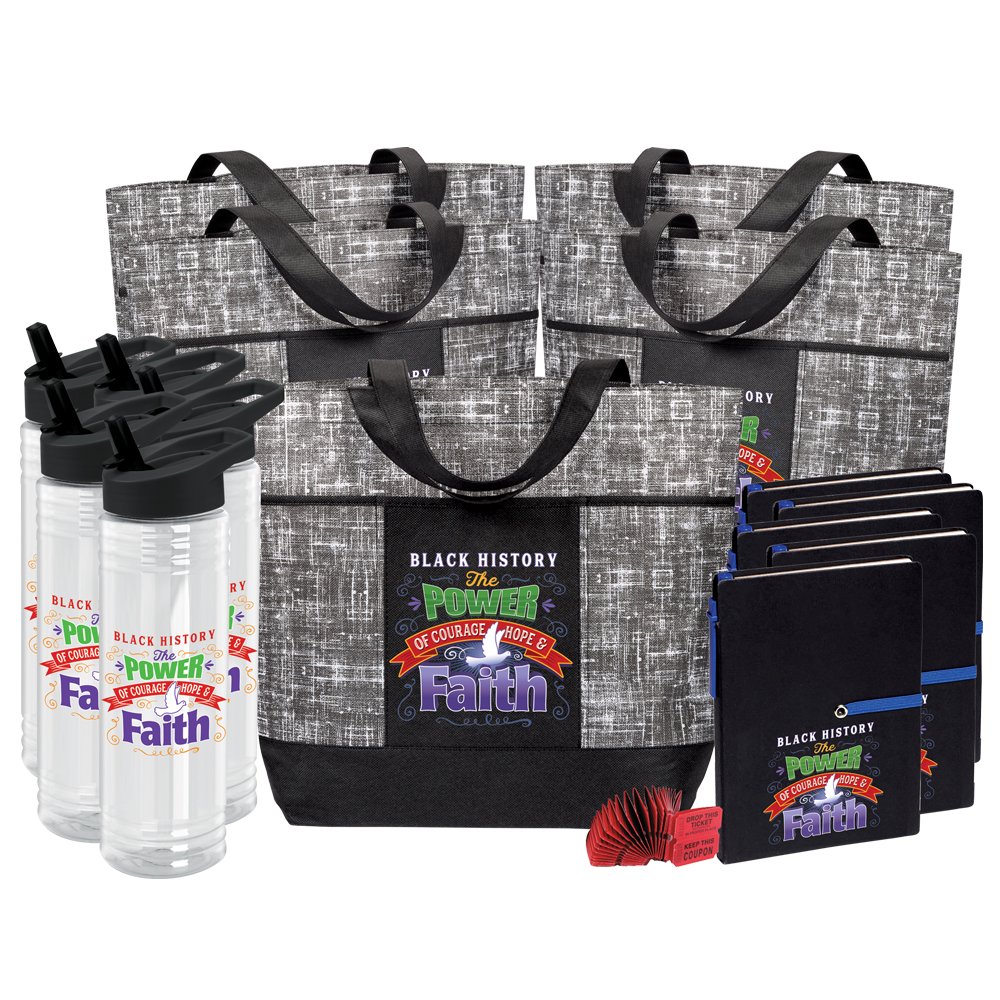 Black History: The Power Of Courage, Hope, & Faith 15-Piece Gift Raffle ...