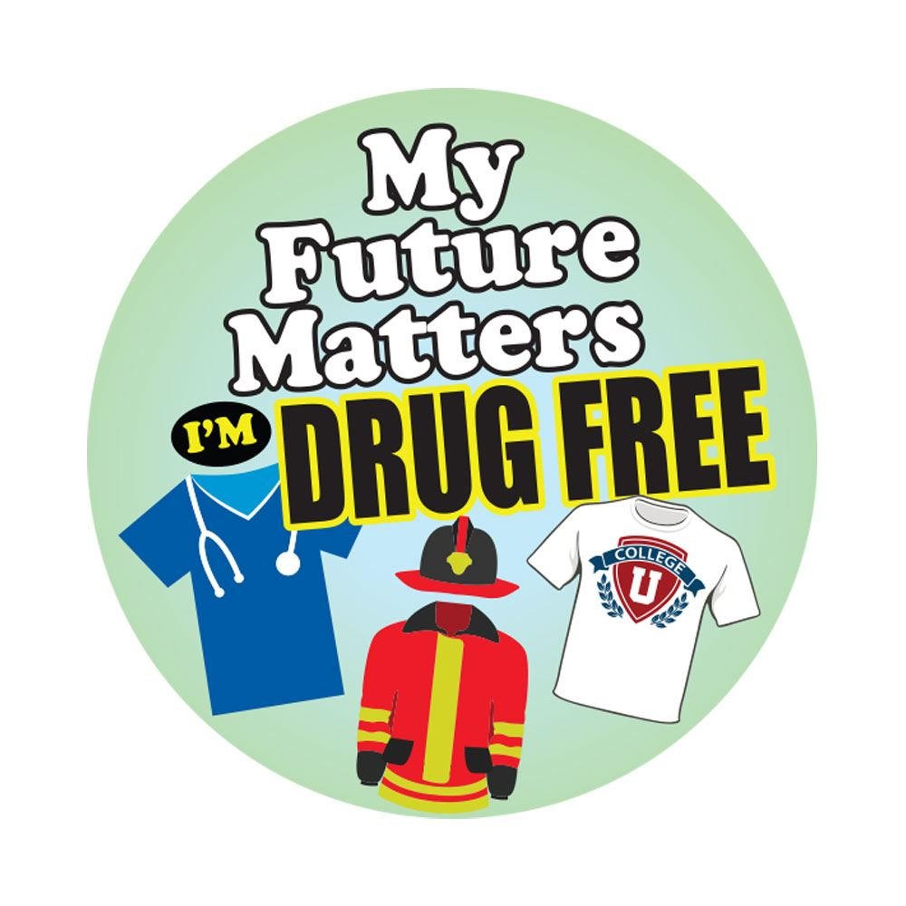My Future Matters; I'm Drug Free Theme Day Stickers - Roll of 200 ...