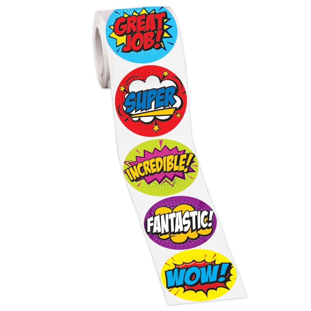 Instant Praise Stickers-On-A-Roll - Roll of 200 | Positive Promotions