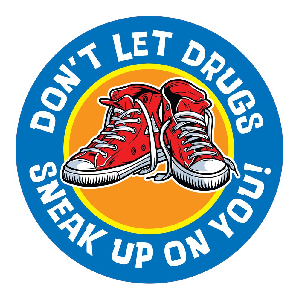Don't Let Drugs Sneak Up On You Theme Day Stickers - Roll of 200 ...