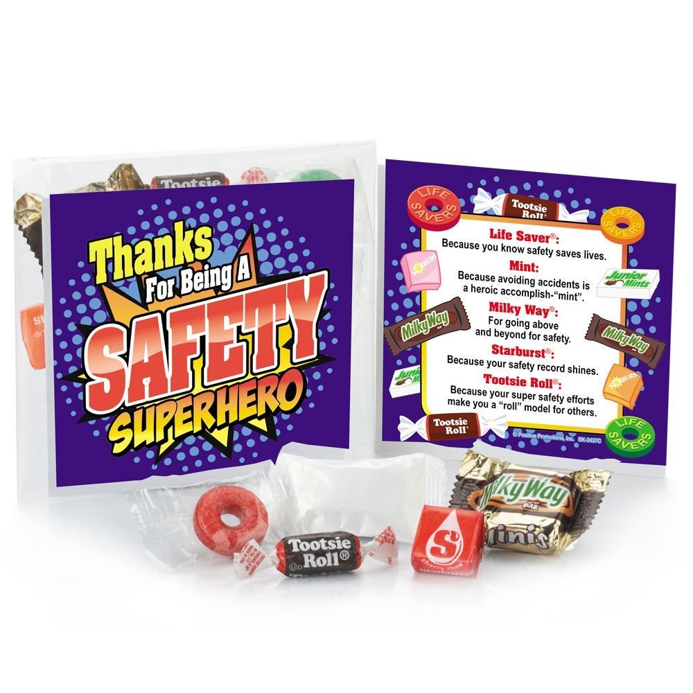 Thanks For Being A Safety Superhero Treat Pack | Positive Promotions