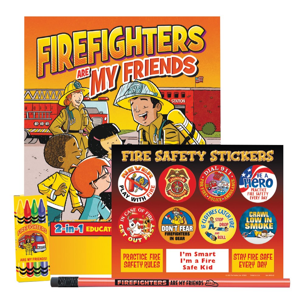 Firefighters Are My Friends Grades 1-2 Fire Safety Educational Activity ...