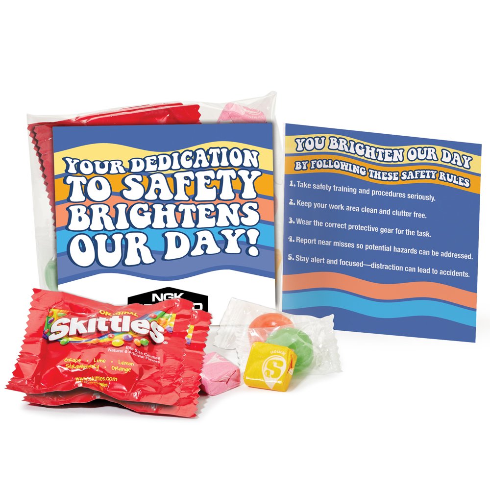 Your Dedication to Safety Brightens Our Day! Treat Pack - One-Color ...