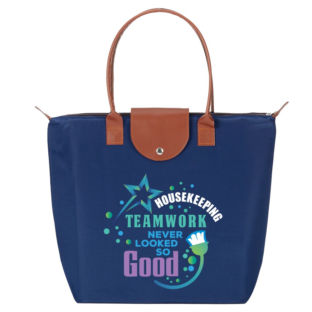 Housekeeping: Teamwork Never Looked So Good Catalina Folding Tote Bag ...