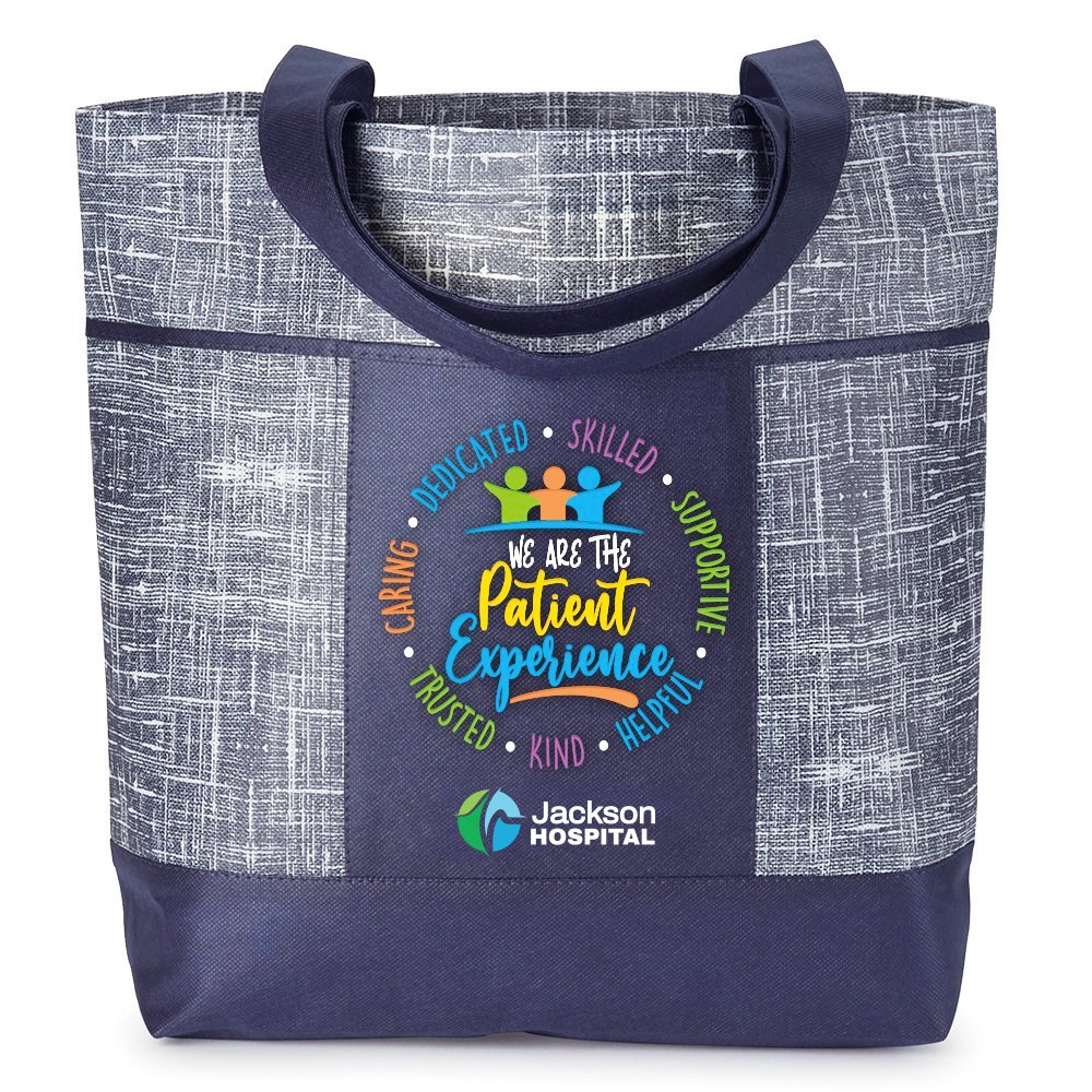 We Are the Patient Experience (Circle) Malibu Non-Woven Tote Bag ...