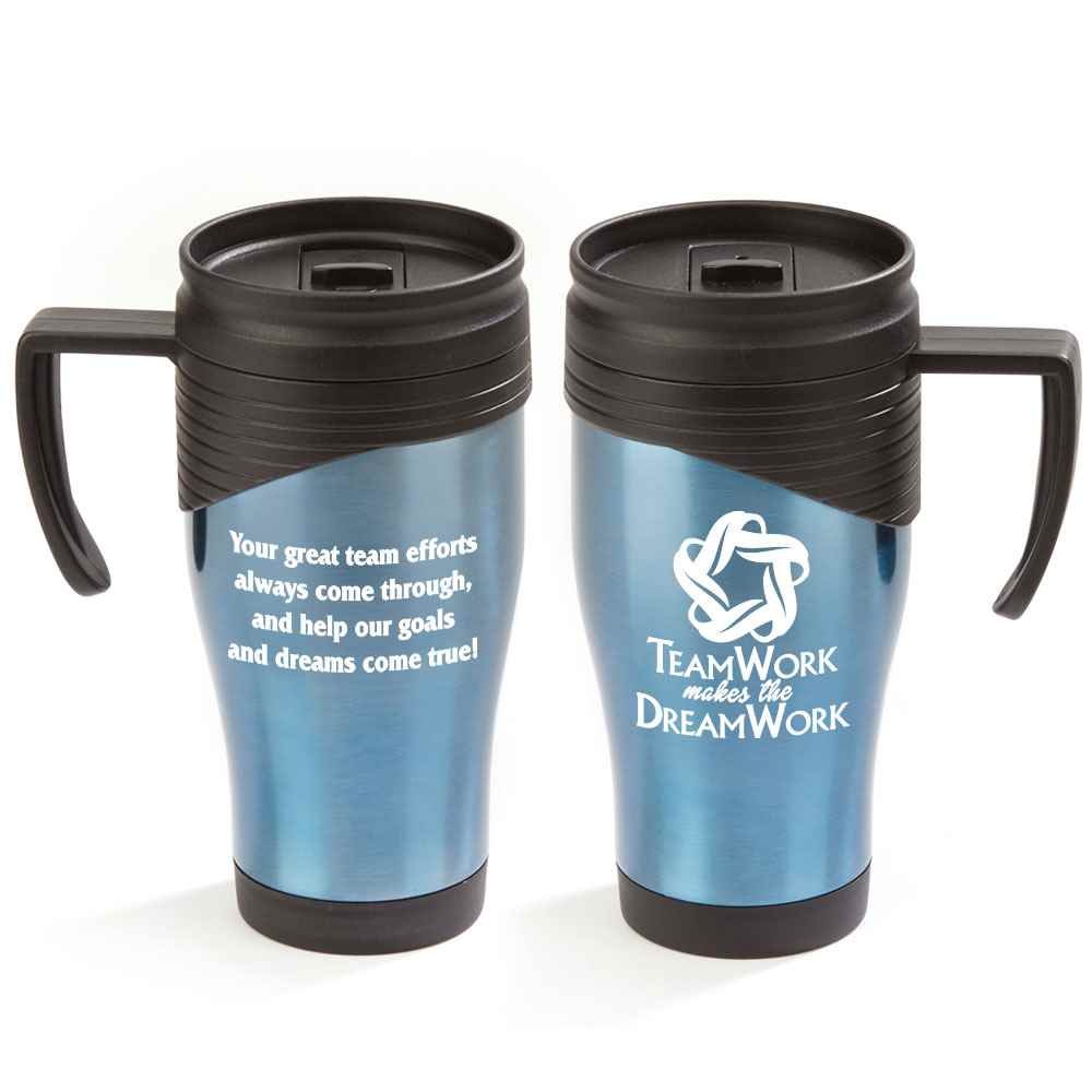 Teamwork Makes The Dream Work Easton Stainless Steel Travel Mug 15-Oz ...