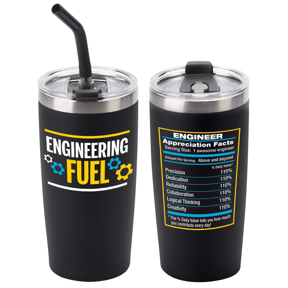 Engineering Fuel Fremont Double-Wall Stainless-Steel Vacuum Tumbler 20 ...