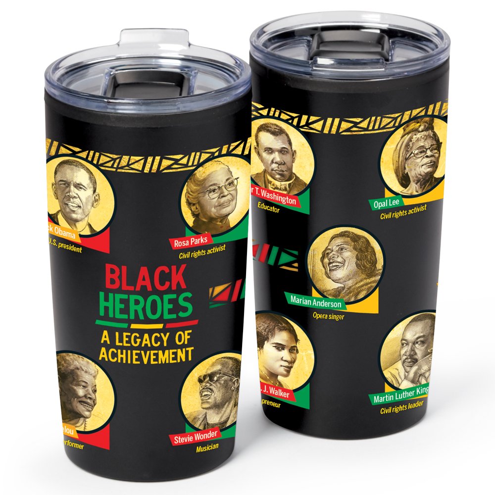 Black Heroes: A Legacy of Achievement Teton Stainless-Steel Tumbler 20 ...