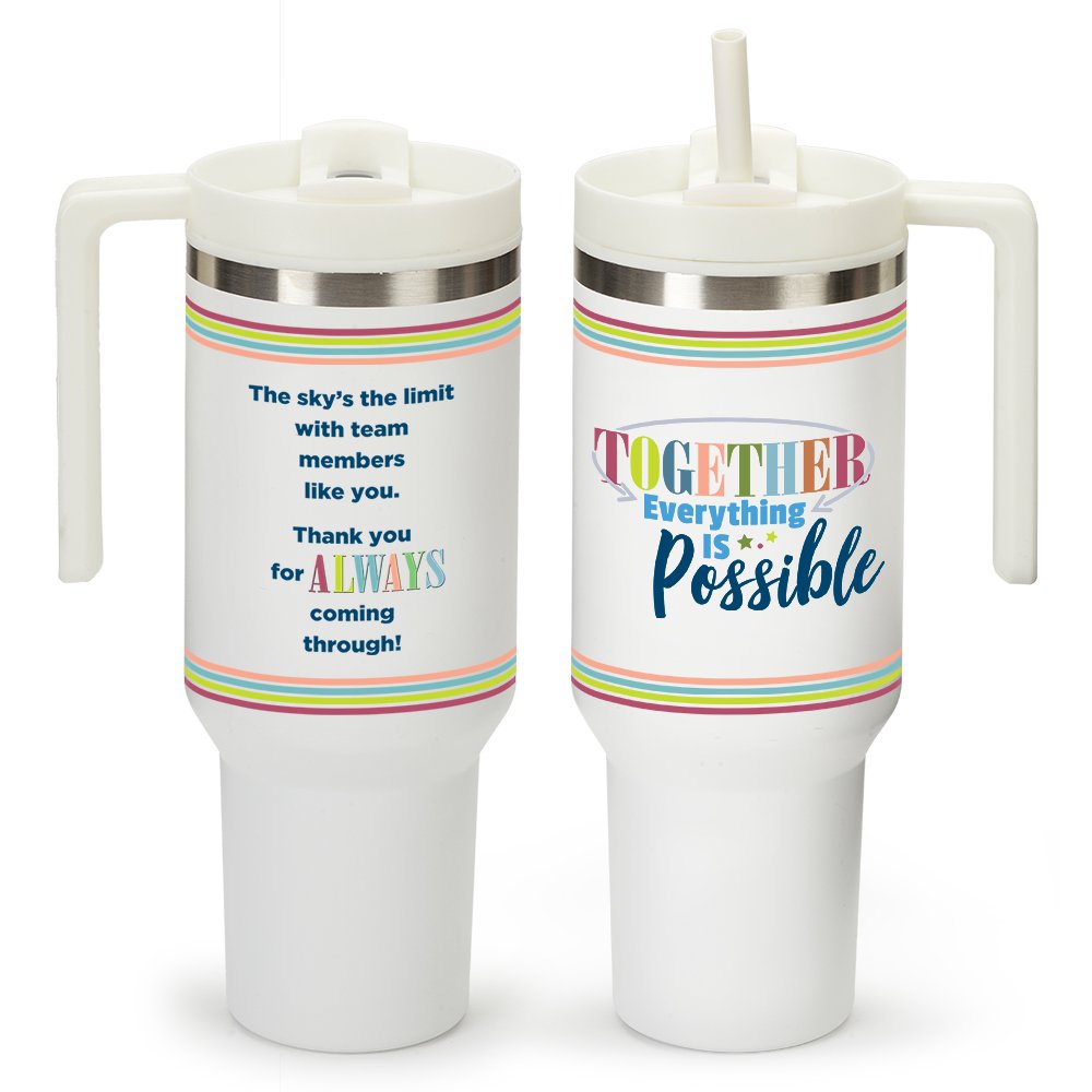 Together Everything Is Possible Quencher Stainless-Steel/Plastic-Lined ...