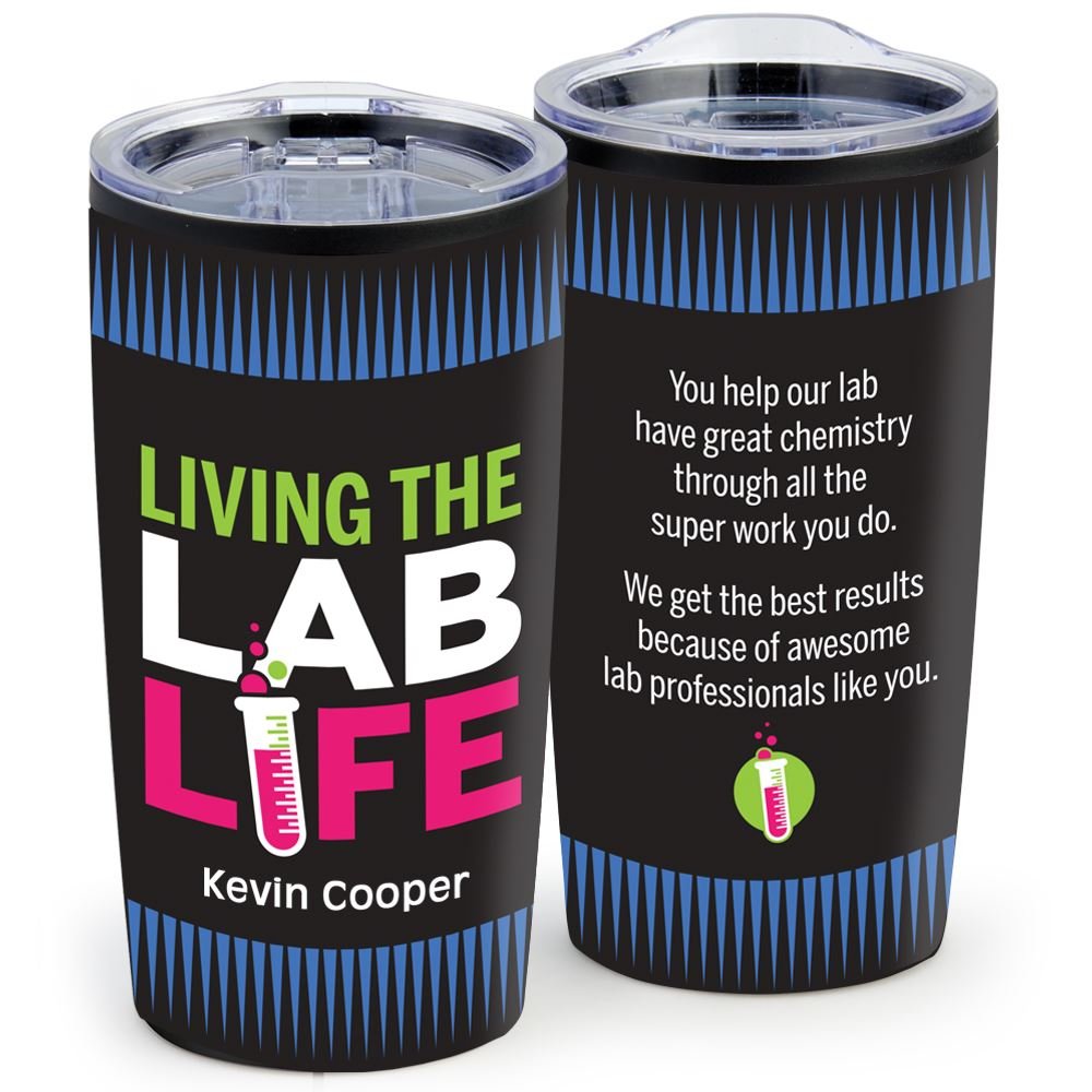 Living The Lab Life Teton Stainless-Steel Tumbler 20-Oz. - Individual ...