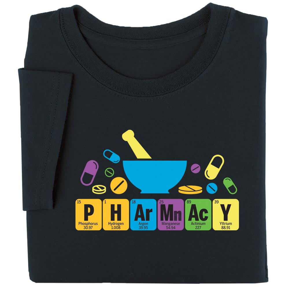Pharmacy Periodic Table Unisex Short-Sleeved T-Shirt | Positive Promotions