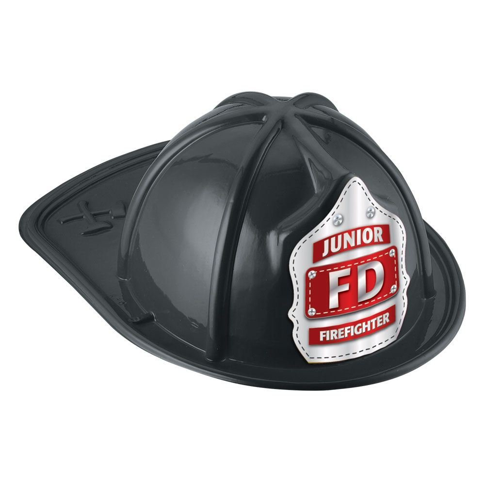 Junior FD Firefighter Hat (Black) | Positive Promotions