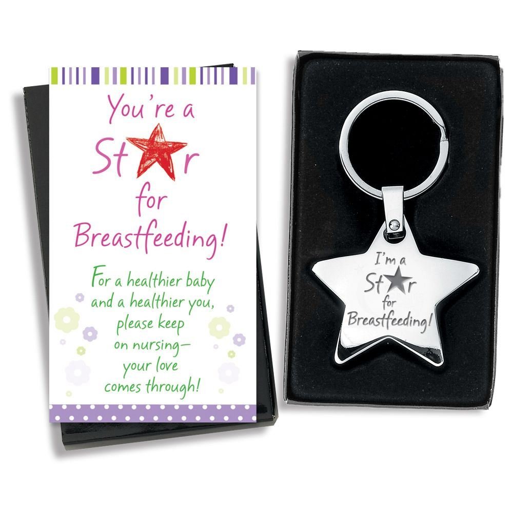 Breastfeeding Star Key Tag With Keepsake Card | Positive Promotions
