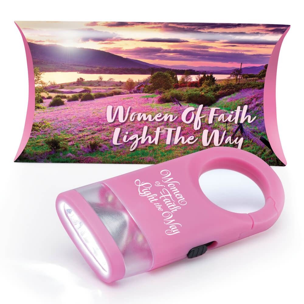 Women Of Faith Light The Way LED Carabiner Flashlight Lamp | Positive ...