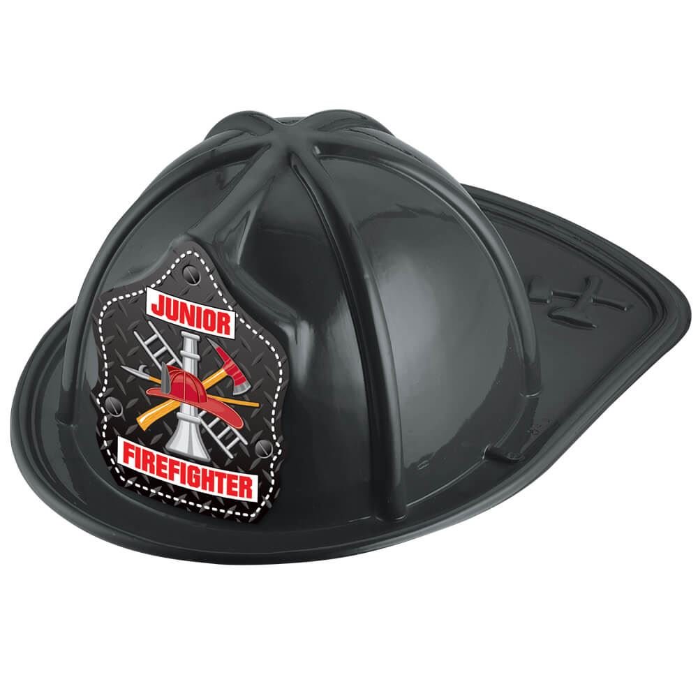 Black Firefighter Tools Fire Hat | Positive Promotions