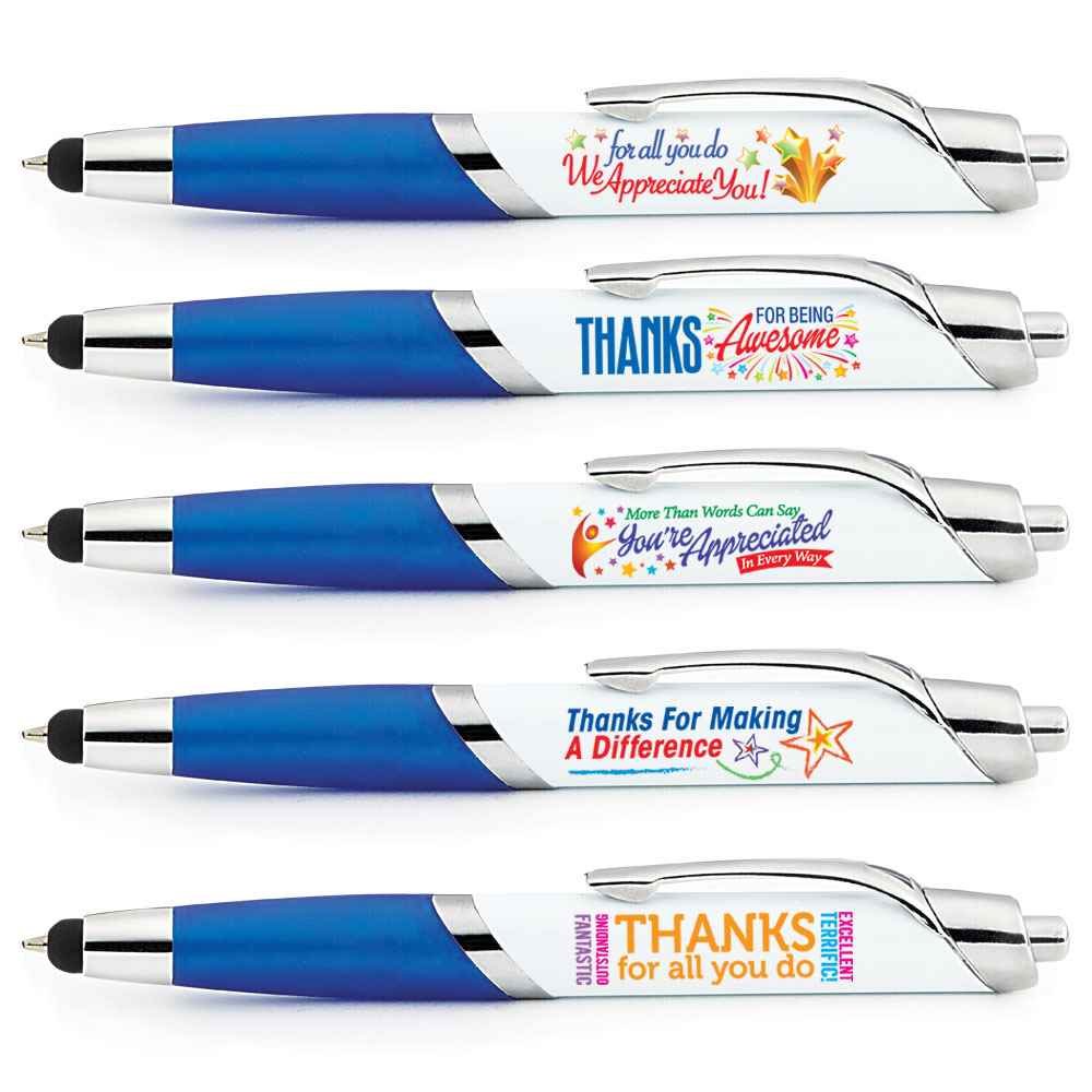 Appreciation Stylus Pen Value Set - Pack of 25 | Positive Promotions