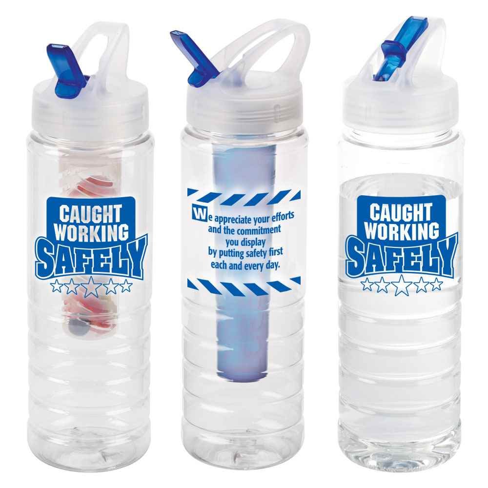 Caught Working Safely 3-In-1 Essential Water Bottle 26-Oz. | Positive ...